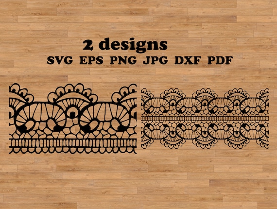Floral Lace Svg Lace Pattern SVG Lace Floral Pattern - Etsy