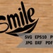 Smile Template, Smile Lettering Svg, Smile Svg, Be Happy, Decorative ...