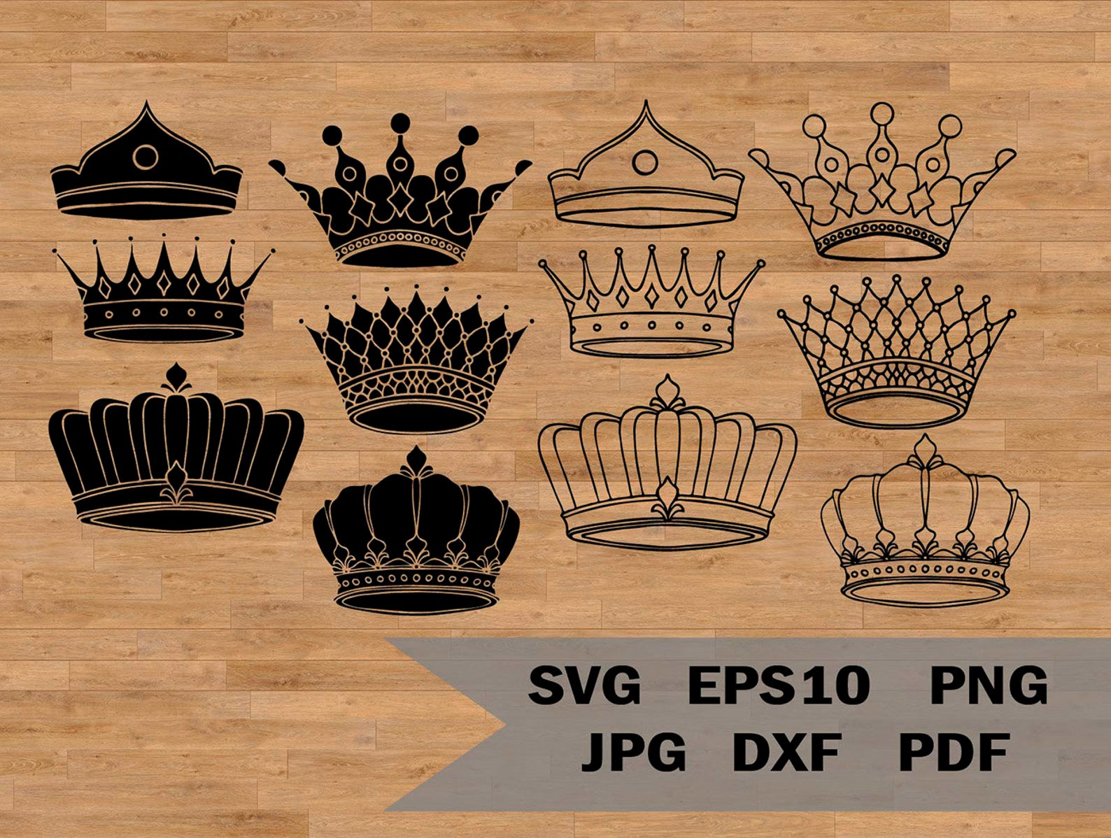 Crown Svg Crown Cut File Royal Crown Crown Vector King - Etsy