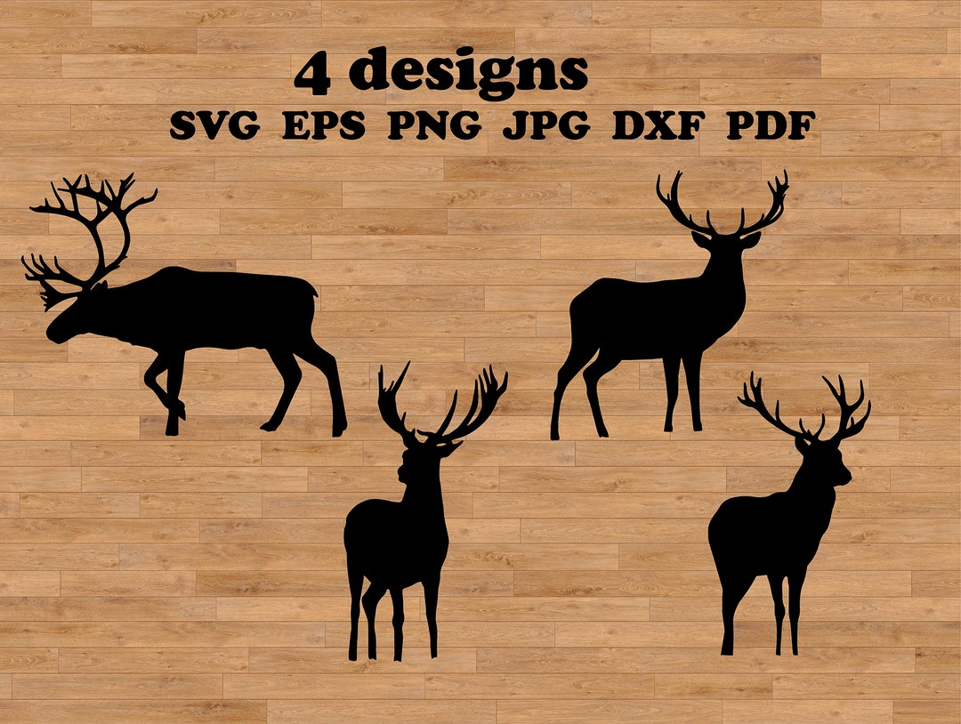 Hirsch Plotterdatei Hirsch Svg Hirsch Svg Reh Plotterdatei - Etsy.de