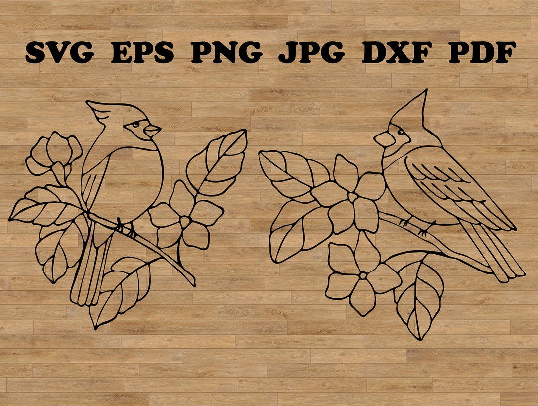 Cardinal Svg, Cardinal Bird Svg, Cardinal Cricut File, Christmas Bird ...