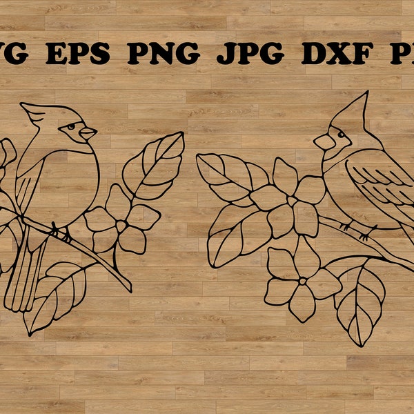 Cardinal Bird - Etsy