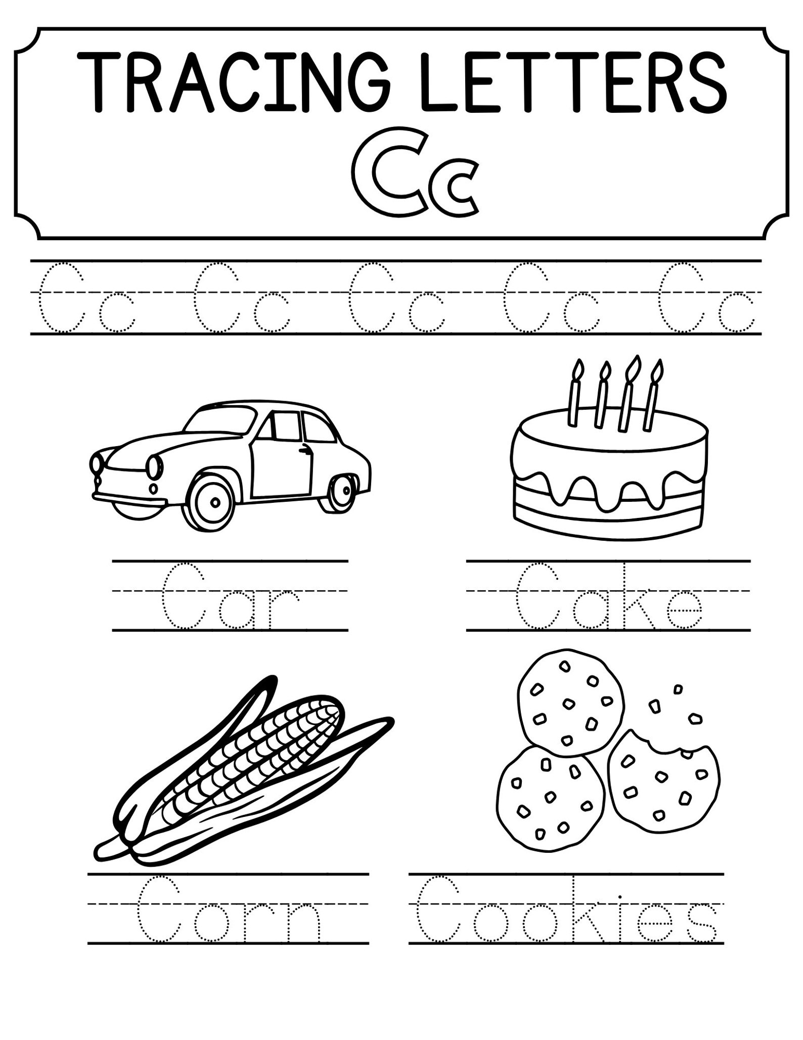 26 Page Trace and Color Letters Plus 1 Personalized Trace My Name Page ...