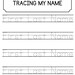 26 Page Trace and Color Letters Plus 1 Personalized Trace My Name Page ...