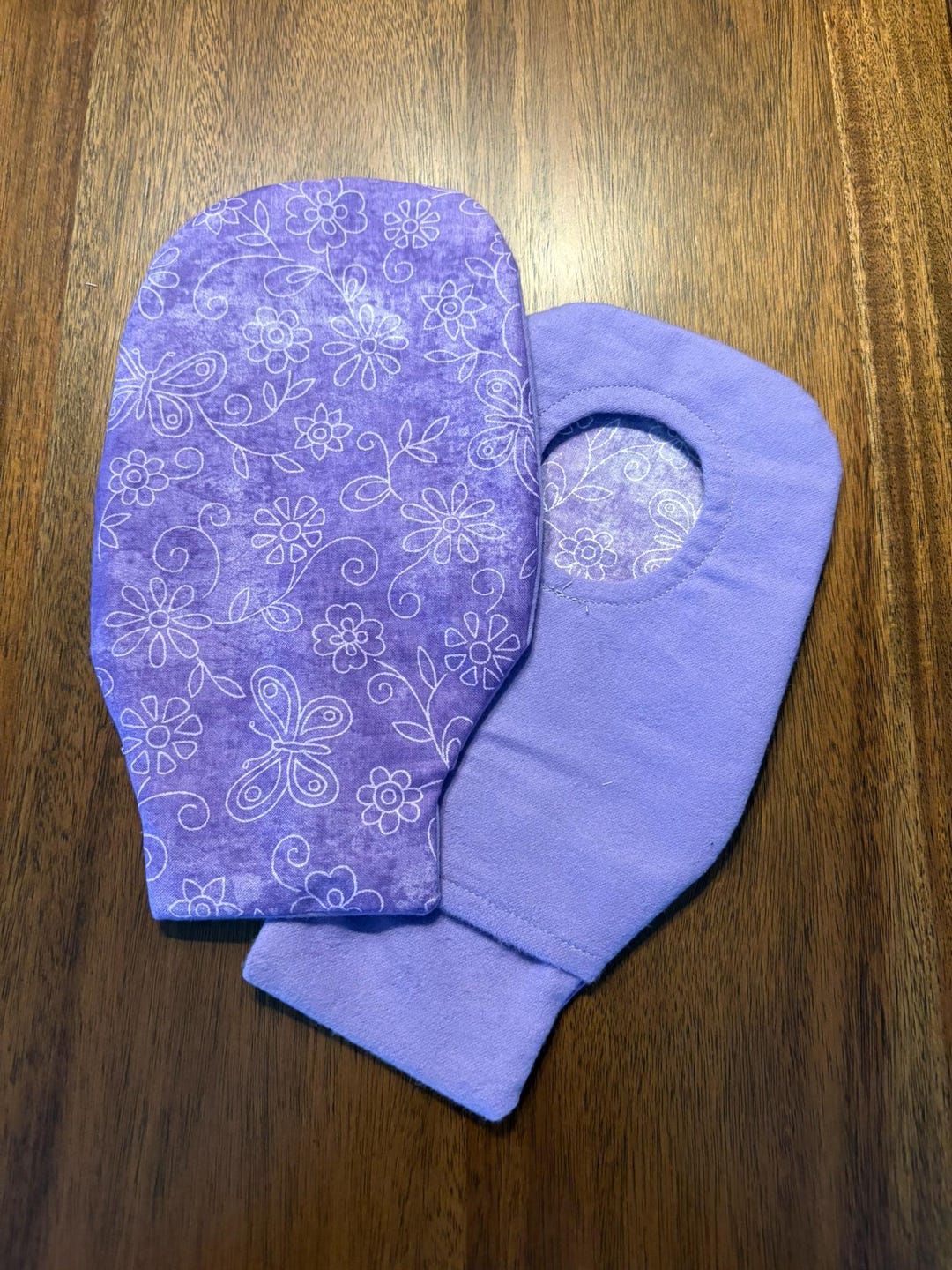 Purple Butterflies and Flowers Ostomy Pouch Cover - Etsy