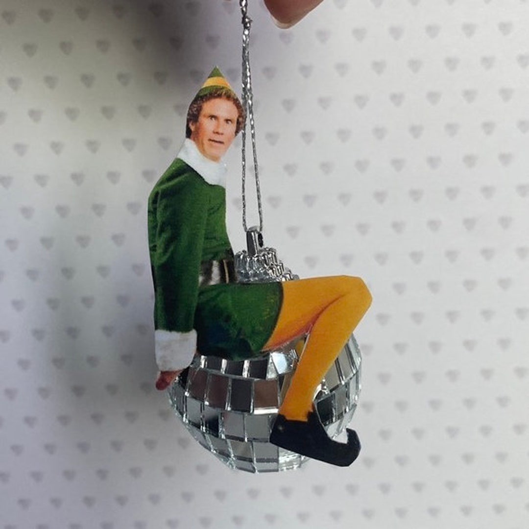 Buddy the Elf Disco Ball Ornament/rear View Mirror Accessory - Etsy