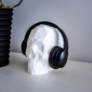 Skull Headphone Stand, Gaming Headset Stand, Skull Headphones Stand ...