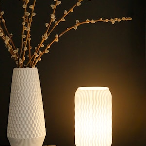 Tall Desk Lamp for Home Office, Simple Bedside Lamp, Modern LED Lamp ...