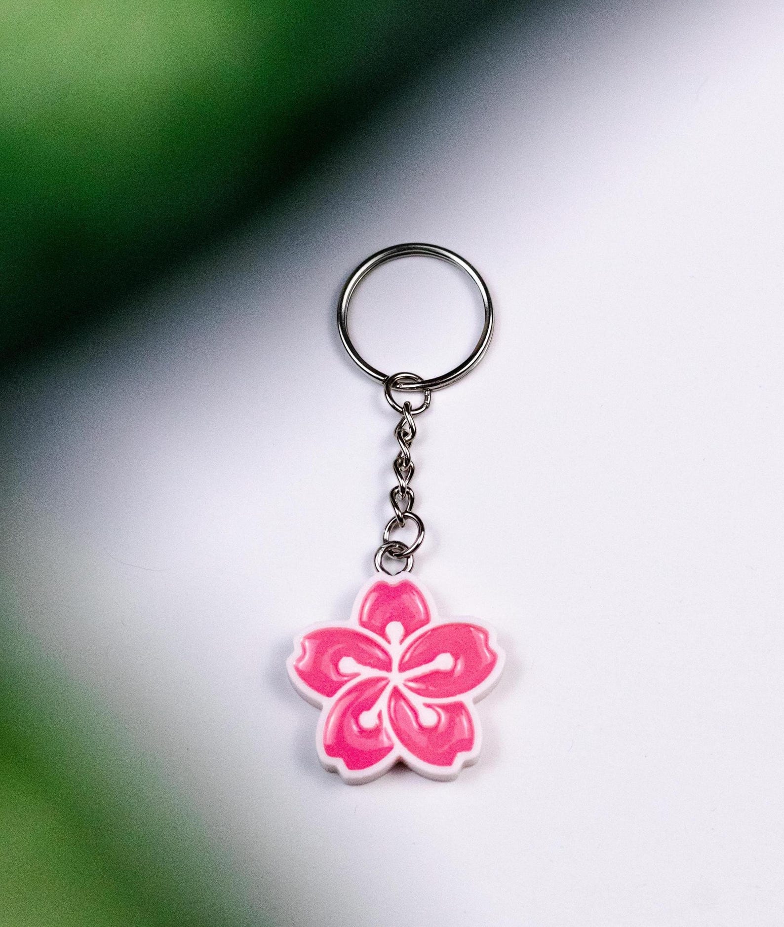 Sakura Cherry Blossom Enamel Keychain, Sakura Flower Enamel Keychain ...