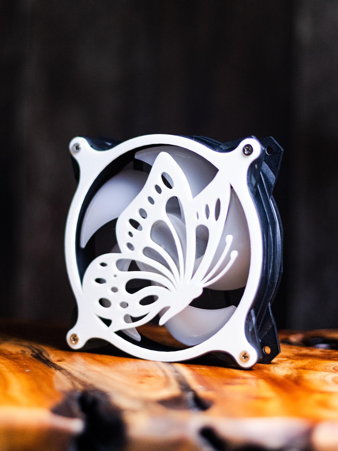 Schmetterlings-PC-Lüfterabdeckung für Gaming-Computer 80 mm 92 mm 120 ...