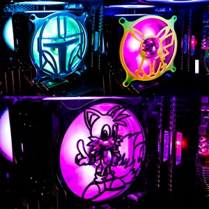 Custom PC Fan Grill, Personalized Computer Fan Cover, 120mm, 200mm ...