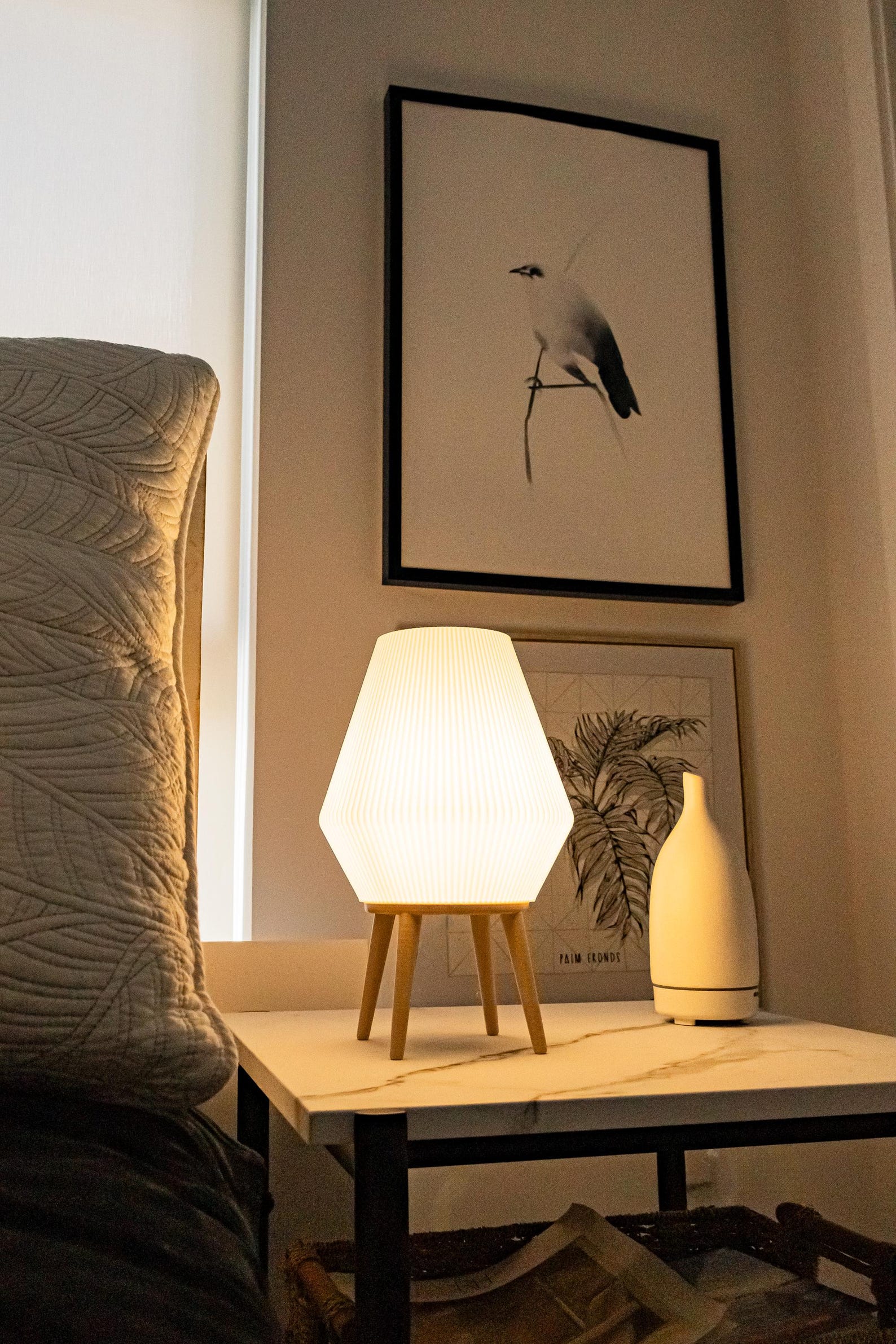 Desk Lamp for Reading, Simple Bedside Lamp, Modern LED Lamp, Cute Lamp ...