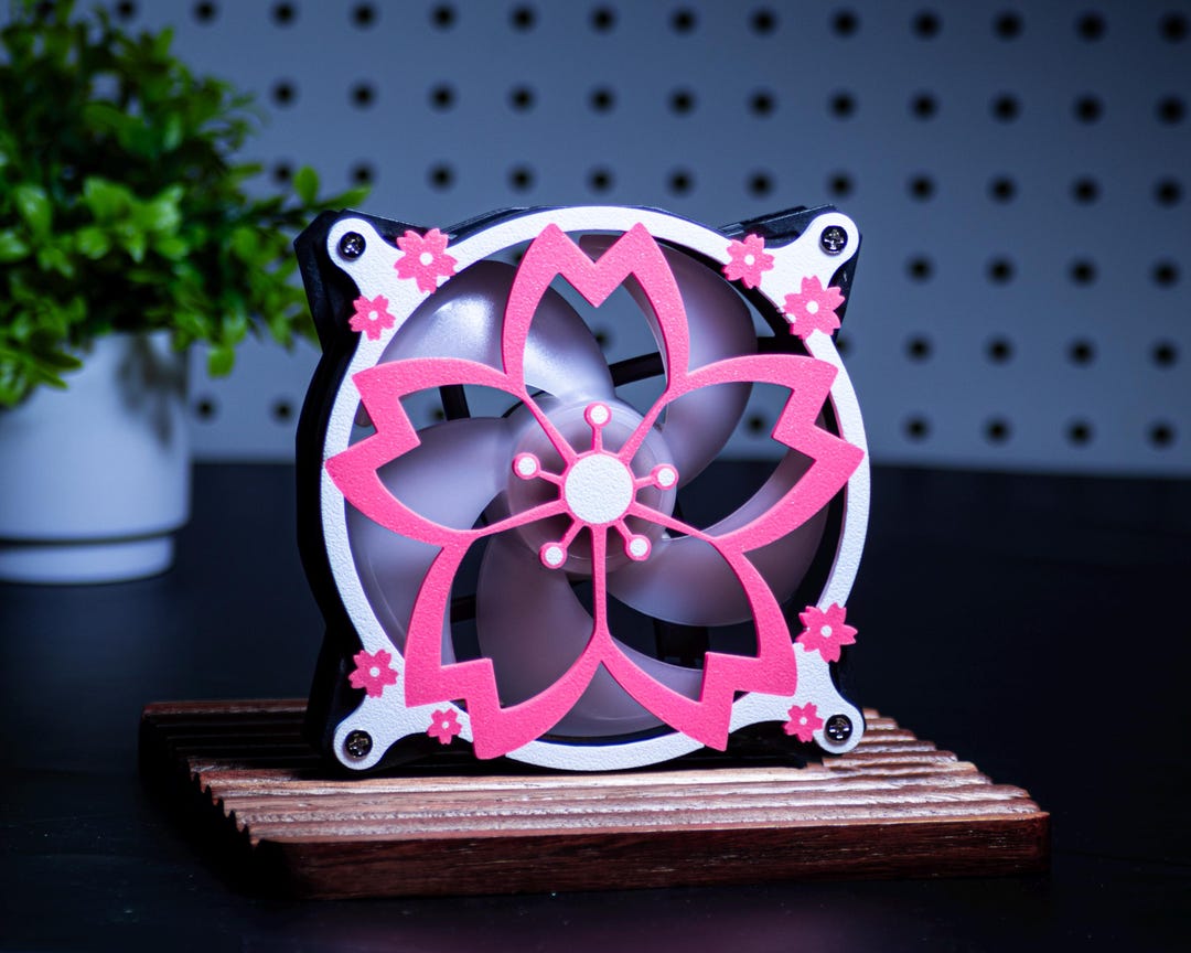 Sakura Cherry Blossom 120mm 140mm 200mm Fan Cover for Gaming Computers ...