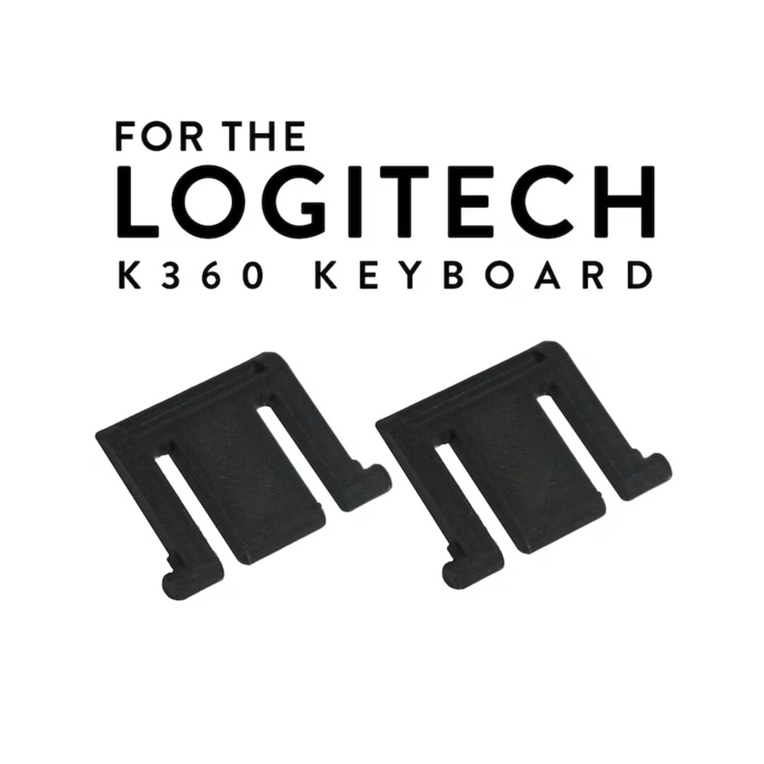 Logitech K360 Keyboard Feet, Set of Logitech Leg Replacements, Logitech ...