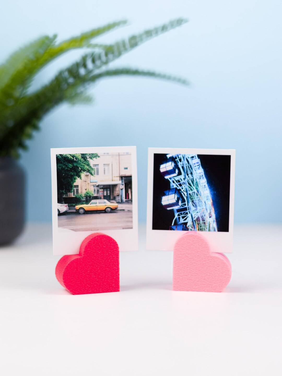 Heart Polaroid Photo Display Stand, Instax Photo Holder, Cute Polaroid ...