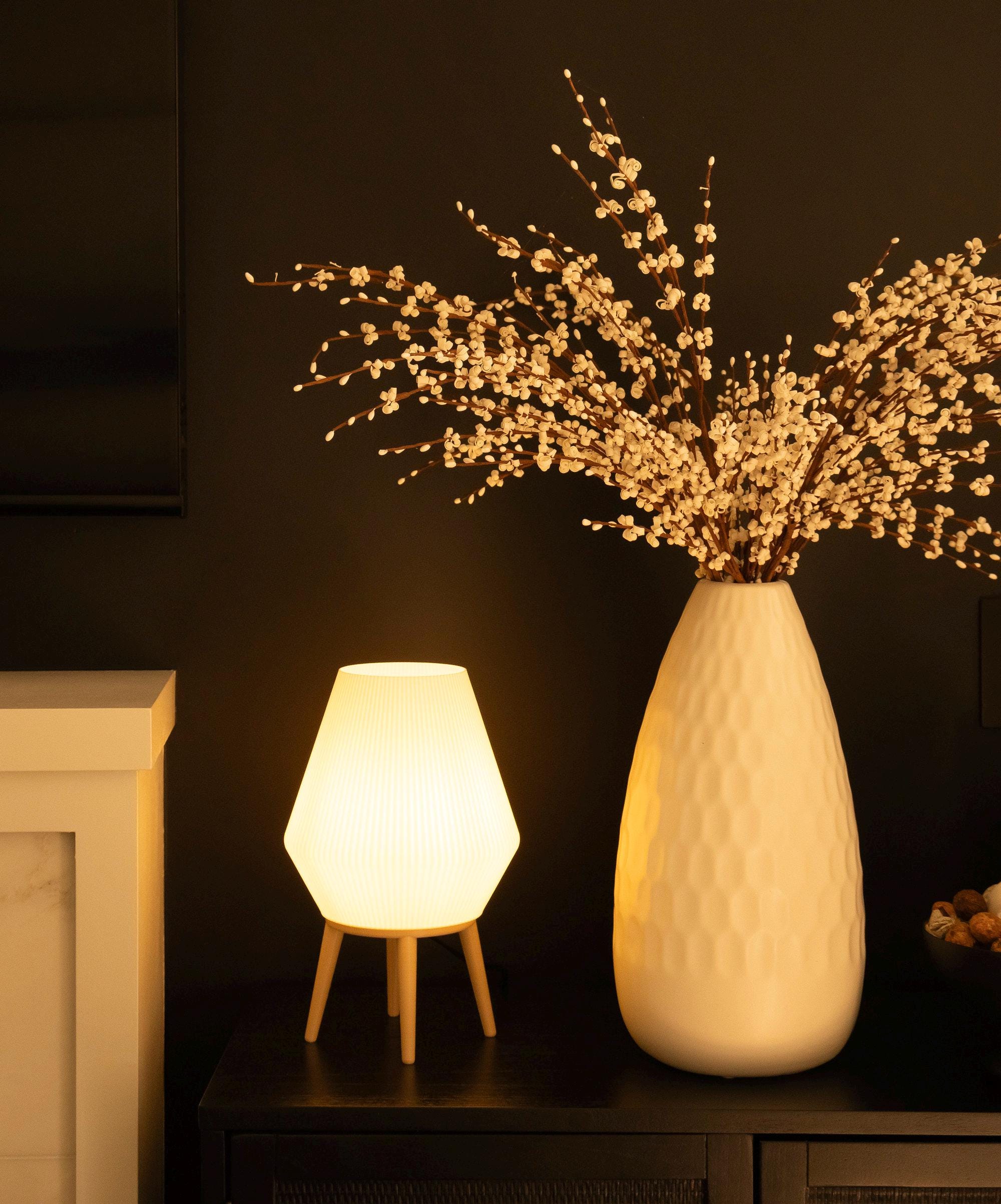 Desk Lamp for Reading, Simple Bedside Lamp, Modern LED Lamp, Cute Lamp ...