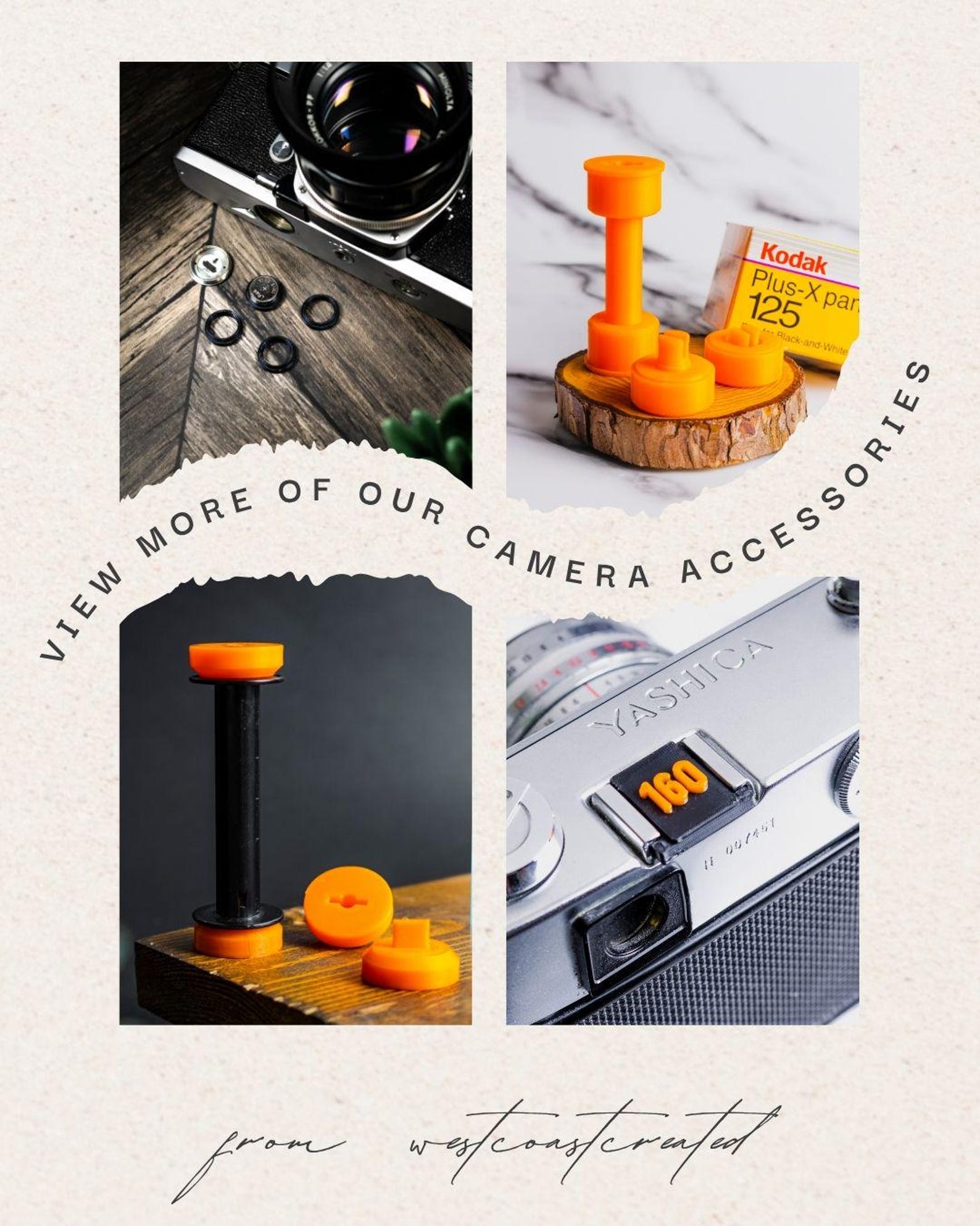 35mm to 120 Adapter Set, Custom 35mm Film Converter, 35mm to 120 Film ...