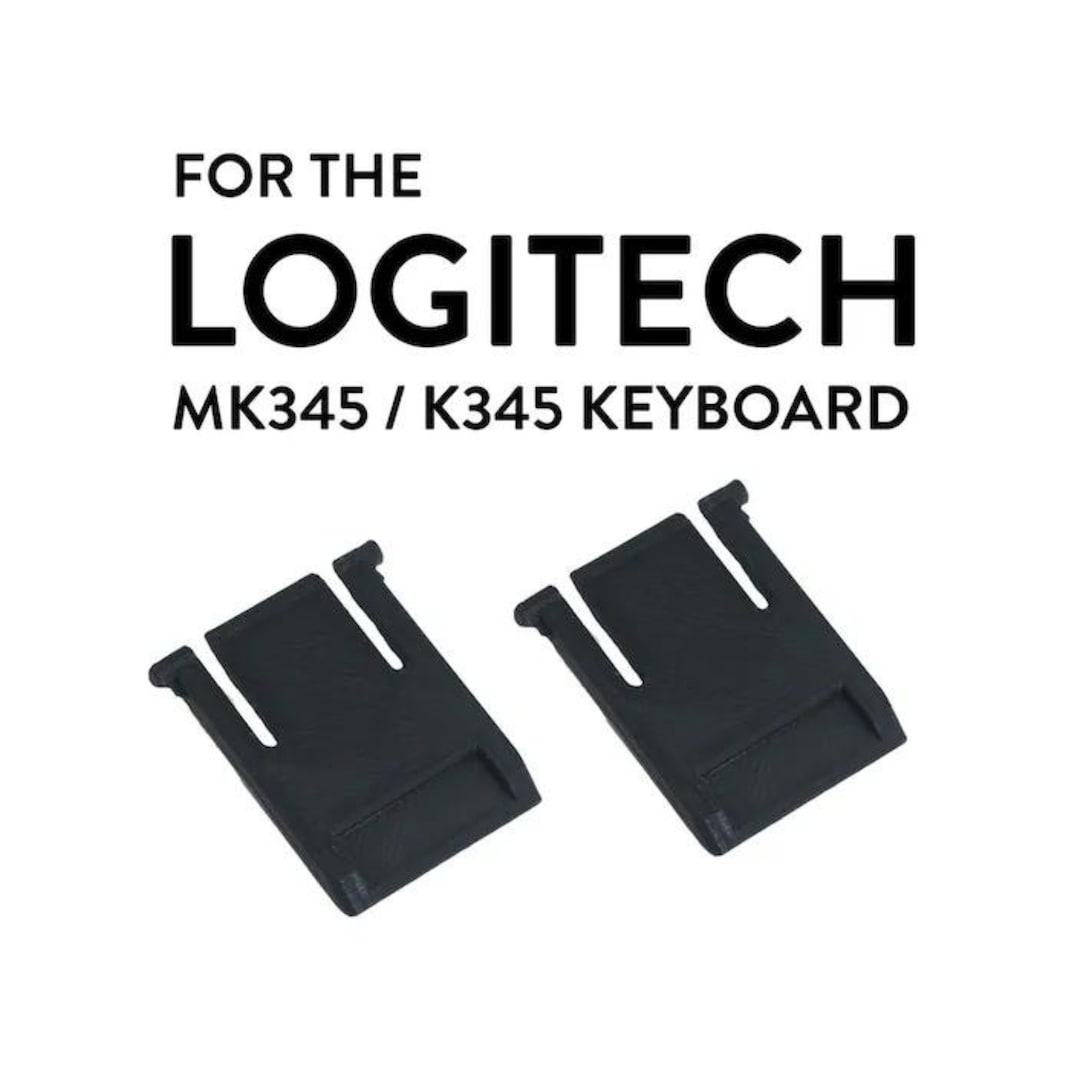 Logitech K345 MK345 Keyboard Feet, Single Set of Logitech Keyboard Legs ...