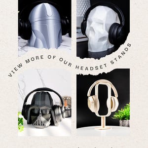Skull Headphone Stand, Gaming Room Headset Holder, Skeleton Décor ...
