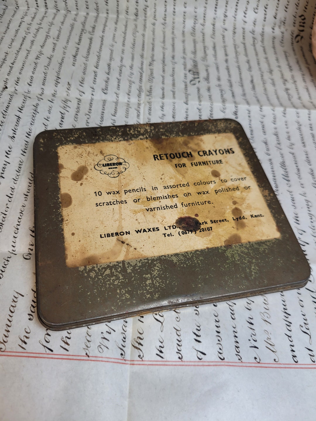 Vintage Re-touch Crayons for Furniture, Vintage Advertising, Vintage ...