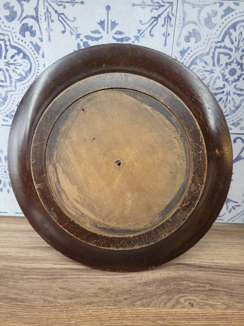 Antique Dark Oak & Green Baize Antique Church Collection Plate - Etsy