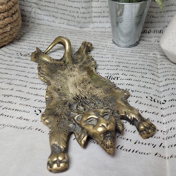 Brass Desk Tray - Etsy