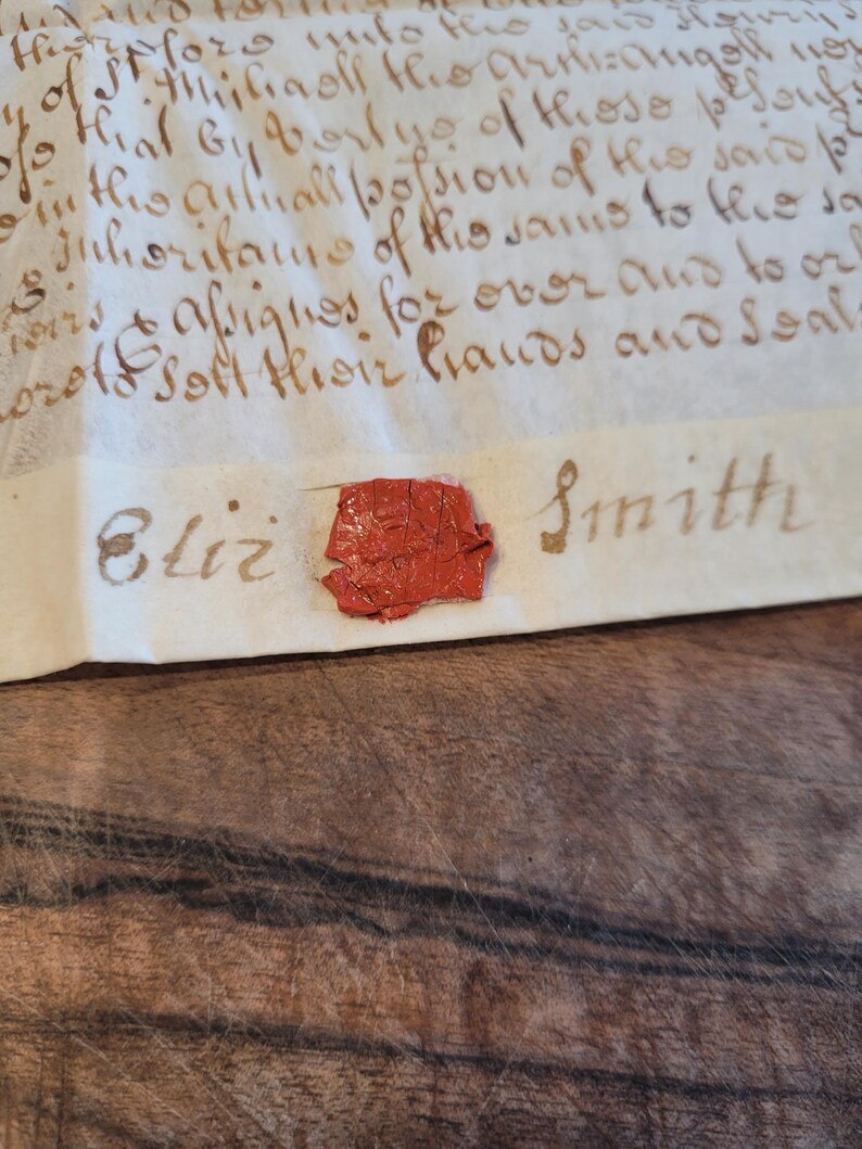 Antique 1700s Documents Indentures Interesting History, Historical ...