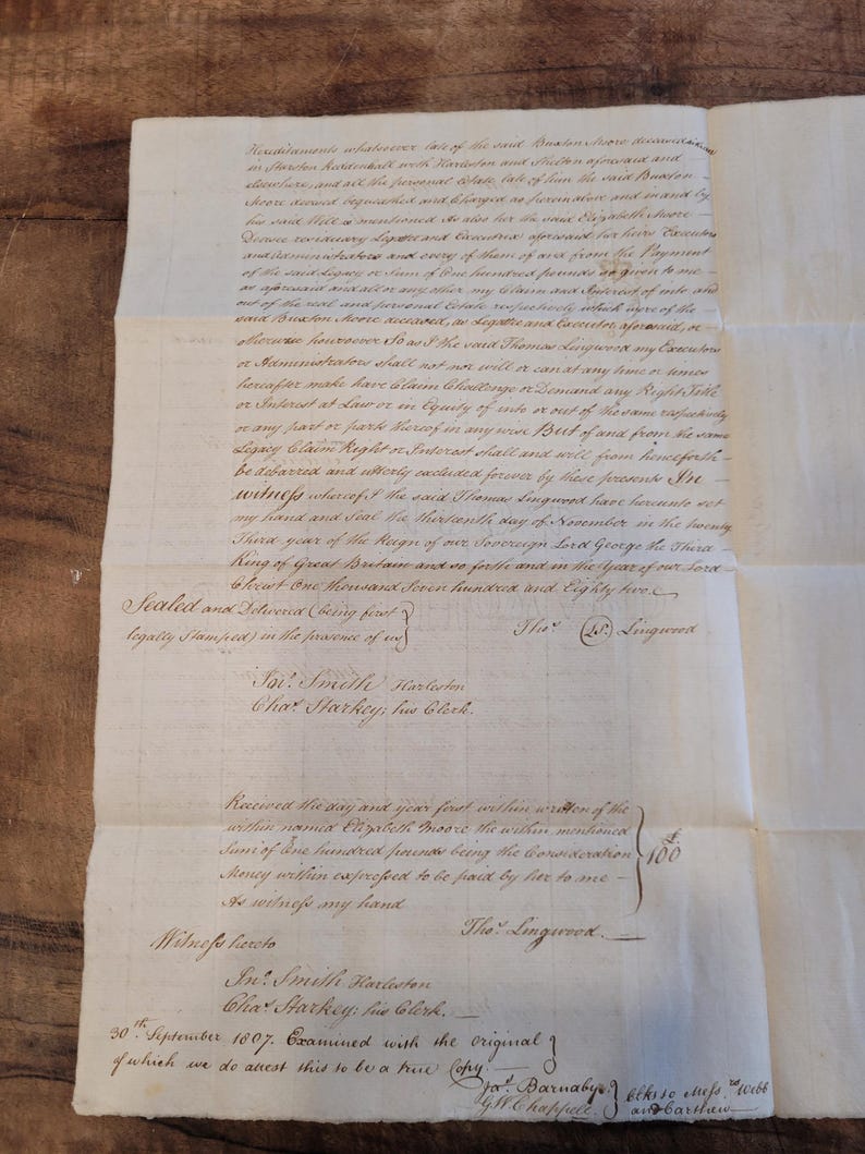 Antique 1700s Documents Indentures Interesting History, Historical ...