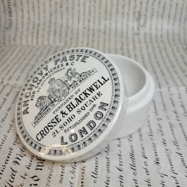 Antique Ironstone Paste Pot - Etsy