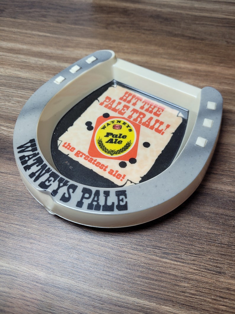 Vintage Watneys Pale Ale Coin Tray, Horseshoe Bar Advertising, Mancave ...