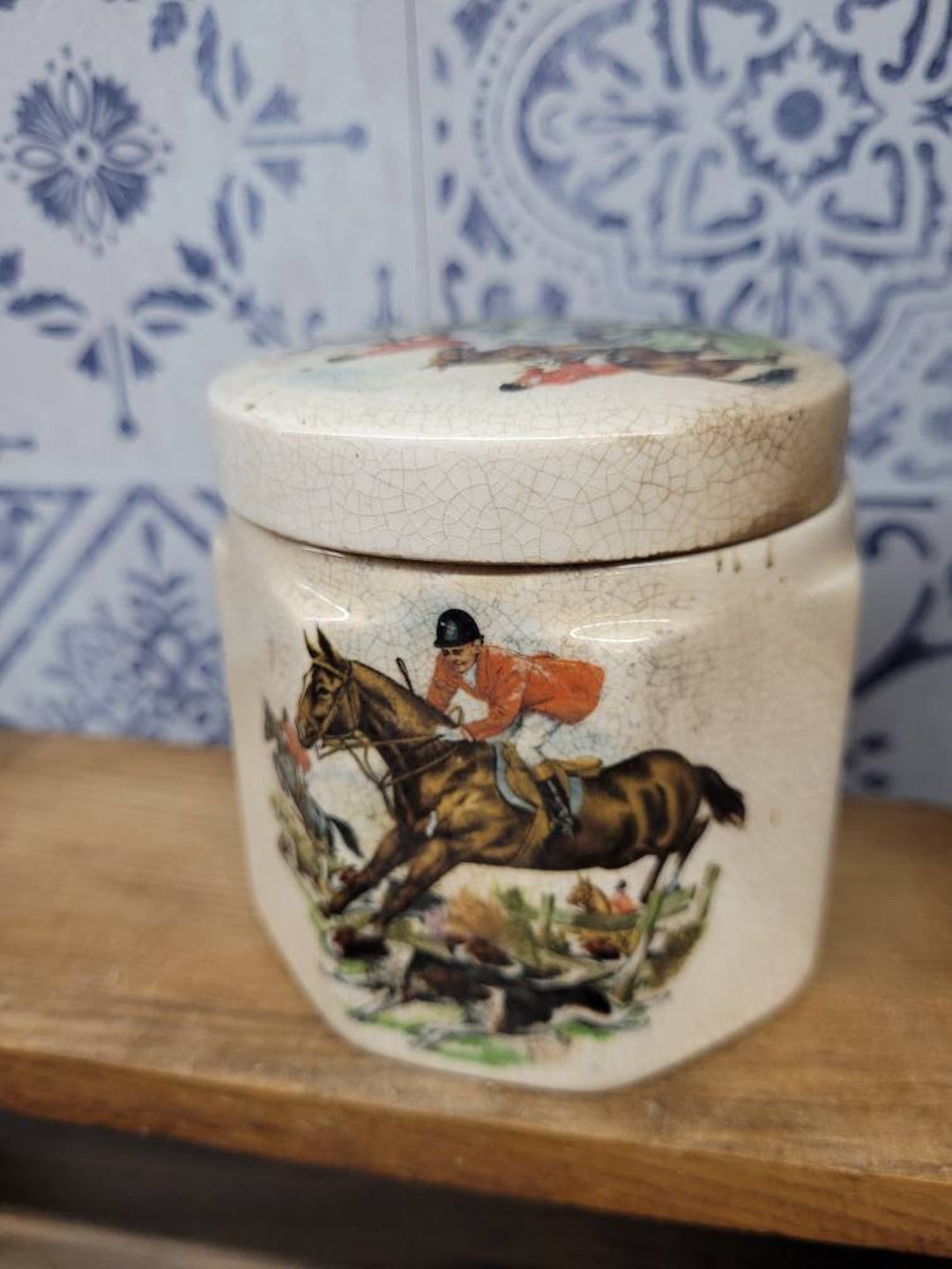 Vintage Sandland Ware Frank Copper Marmalade Jar Hunting - Etsy