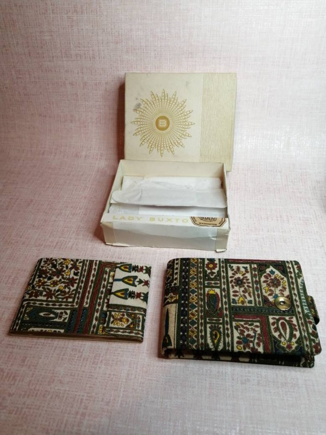 Vintage Lady Buxton Wallet and Card Holder Set in Original Box - Etsy