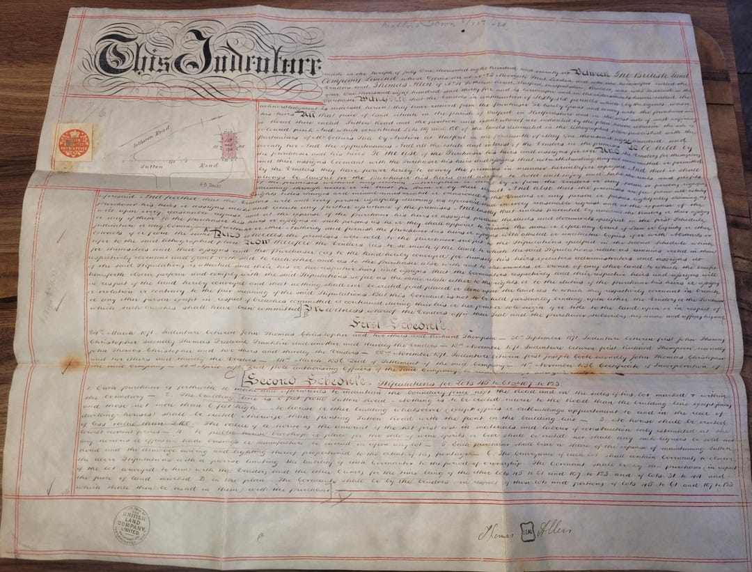 Antique 1800s Documents Indentures Interesting History, Historical ...