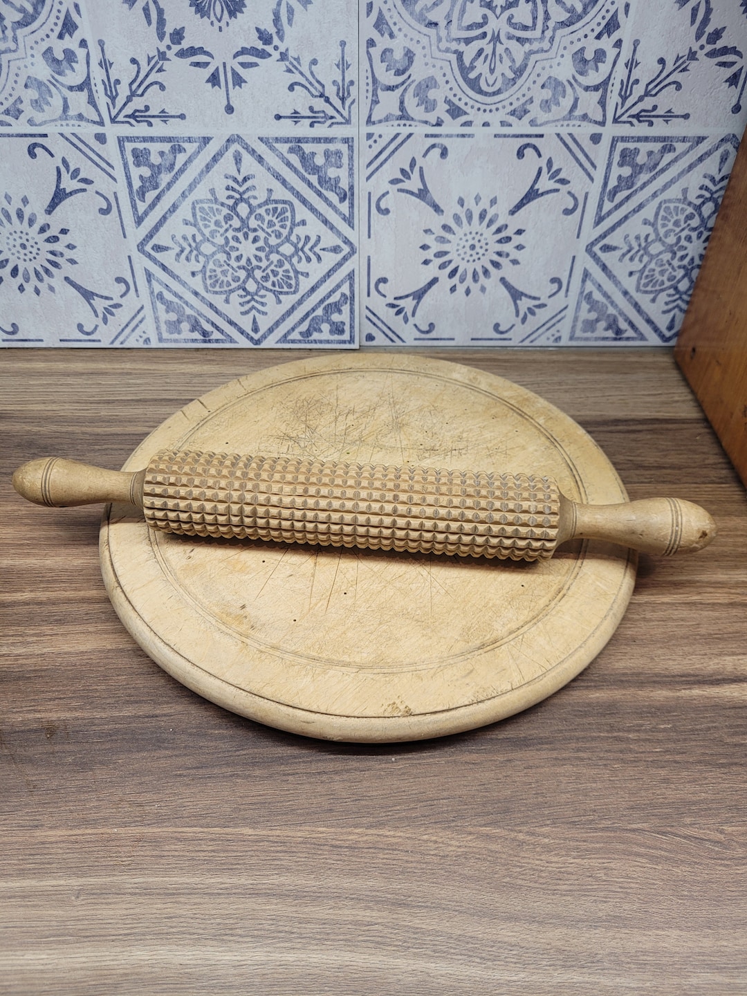 Antique Woodem Treen Oats Rolling Pin, Antique Kitchenalia - Etsy