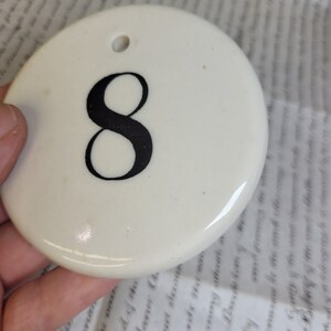Antique Ceramic Door Number Plate, Antique House Number, Antique Decor ...