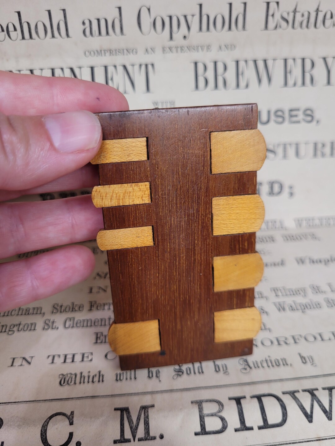 Buy Vintage Wooden Pall Mall Advertising Whist Counter Online in India ...