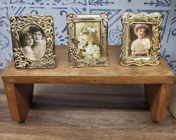 Set of 3 Miniature Art Deco Style Frames, Vintage Photo Frames - Etsy