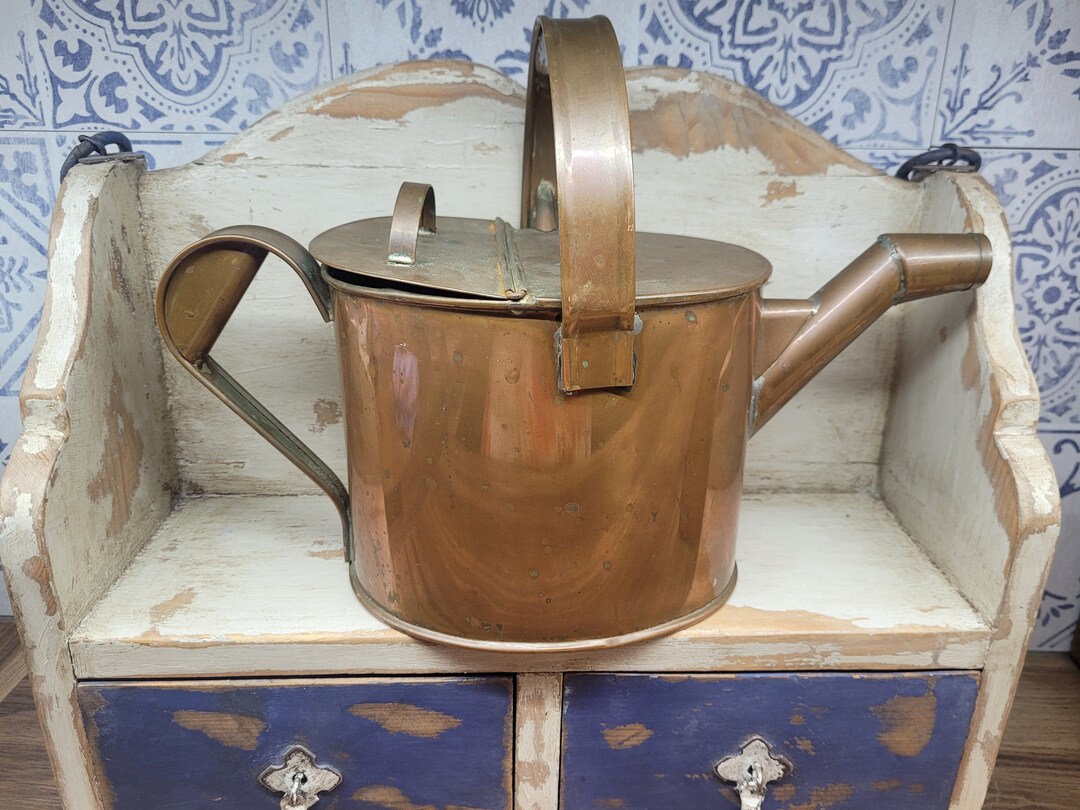 Victorian Copper Indoor Watering Can, Gardening, Indoor Plants ...