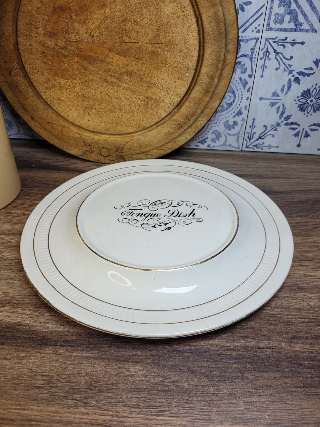 Antique Early 20th Century Devon Ware Tongue Plate | English Ironstone ...