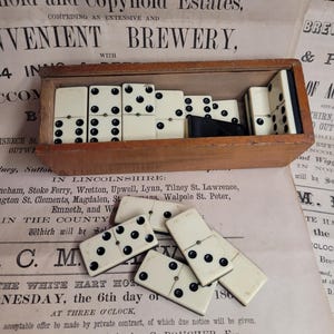 Vintage Domino Set in Box, Vintage Games, Vintage Gift - Etsy