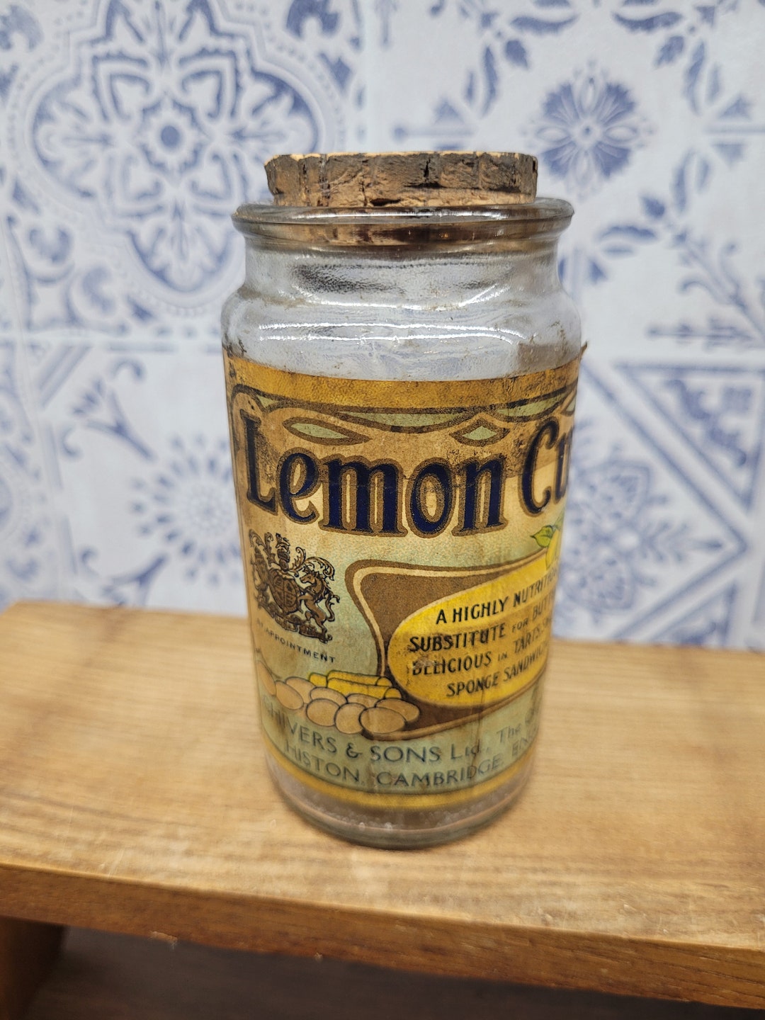 Antique Victorian Lemon Curd Jar, Antique Advertising Jar, Antique Shop ...