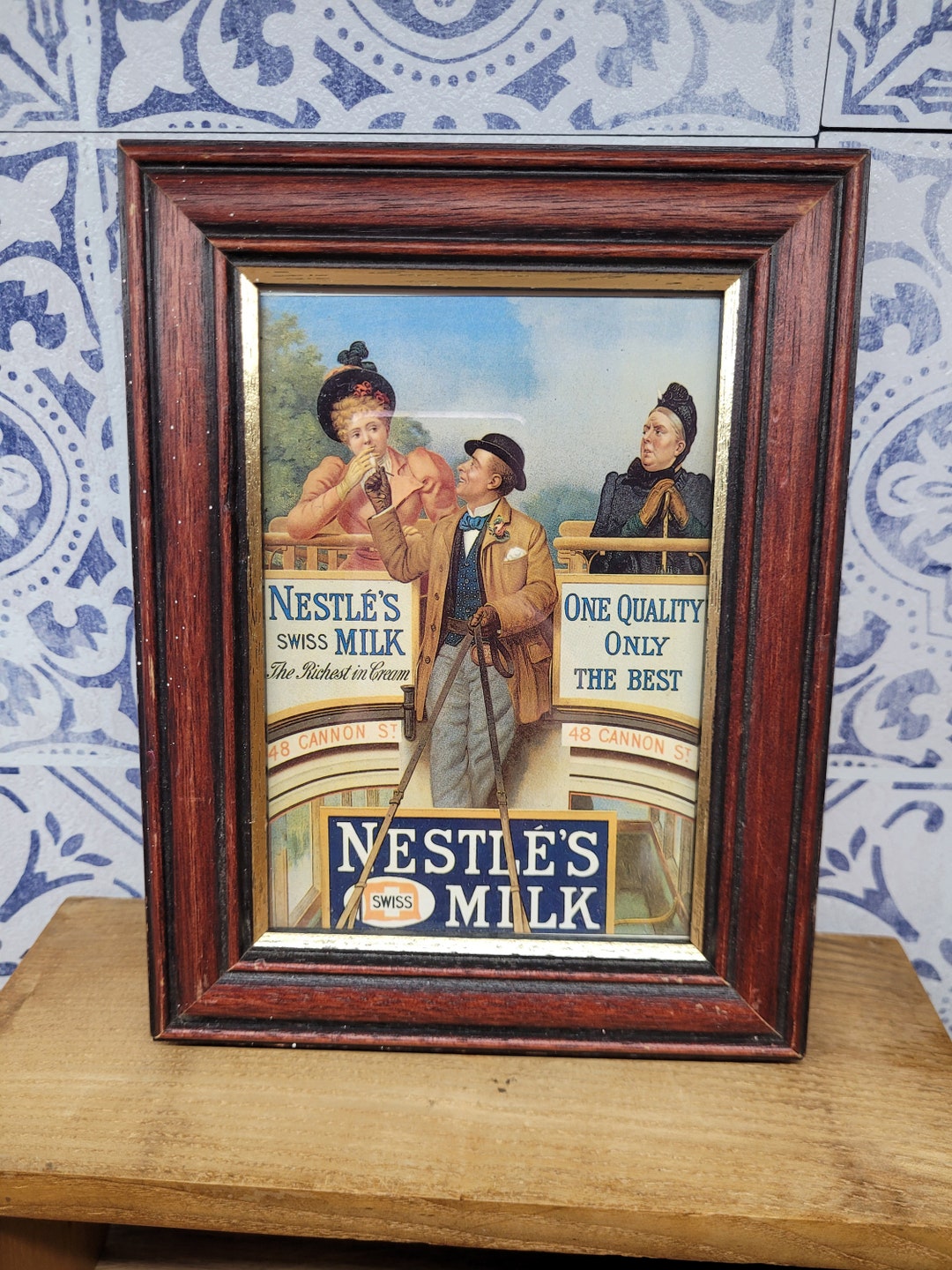 Vintage Advertising, Nestlé, Wall Decor, Advertising Decor, Framed Wall ...