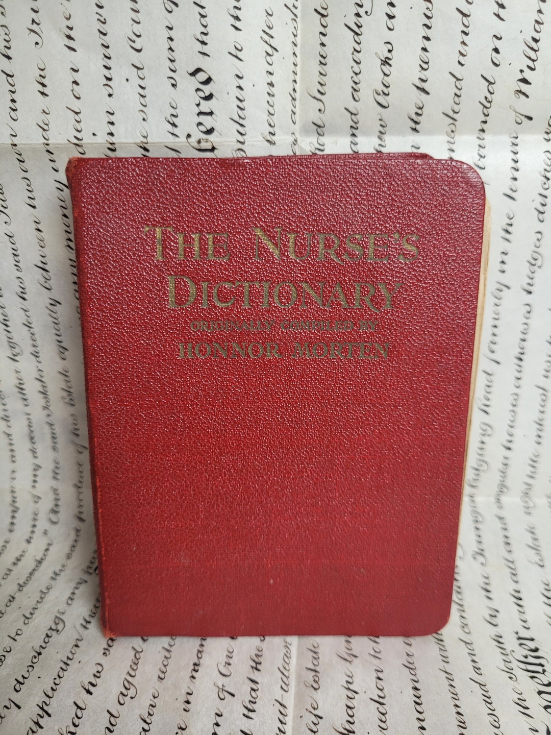 1930s Nurses Dictionary Reference Book, Gift for Nurse, Vintage Non ...