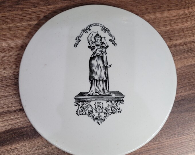 Victorian White Ironstone Scale Plate Cutting or Cheese Board - Ceramic ...