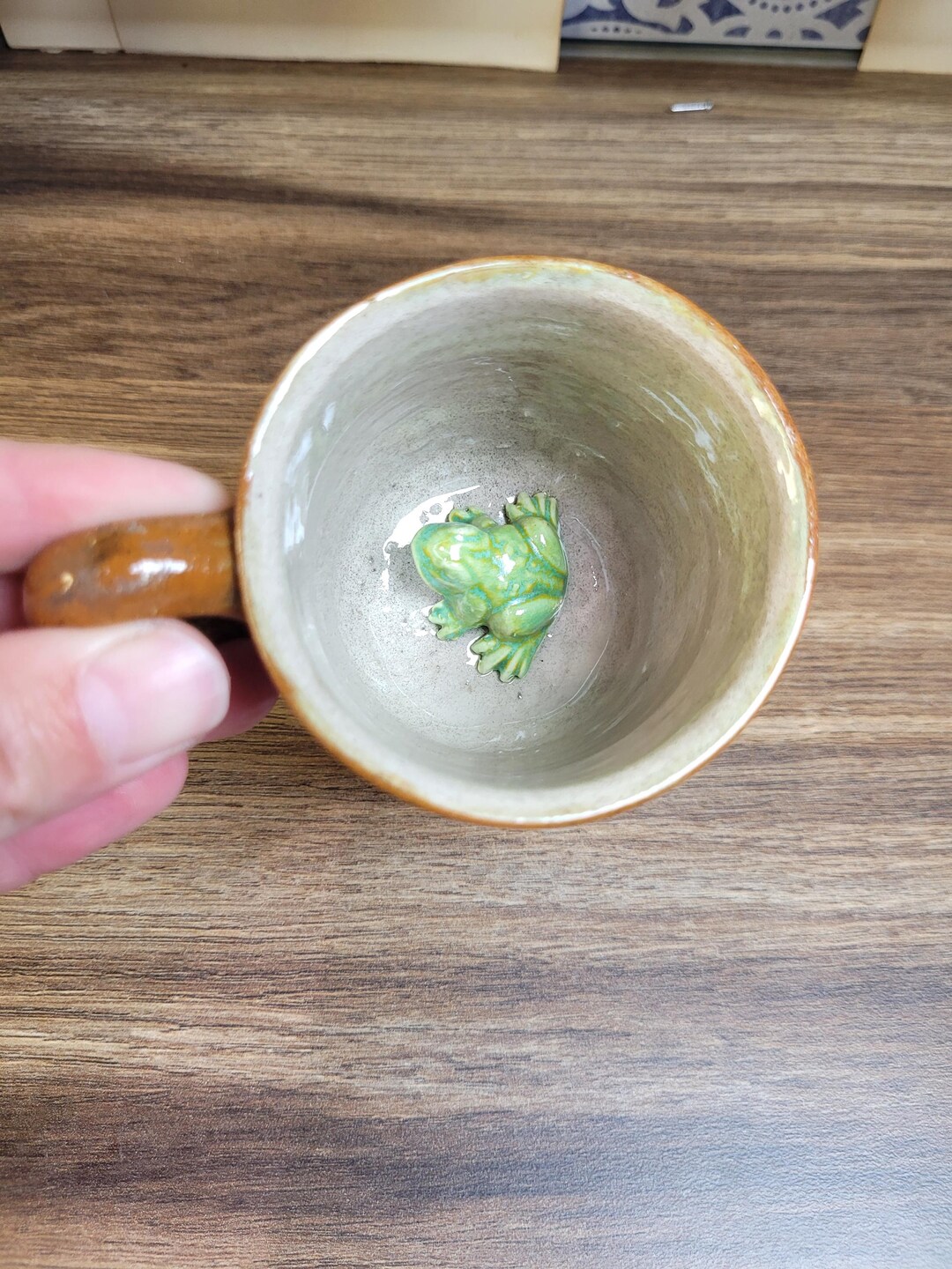 Vintage Frog in a Mug, Studio Pottery, Surprise Frog, Novelty Mug, Frog ...