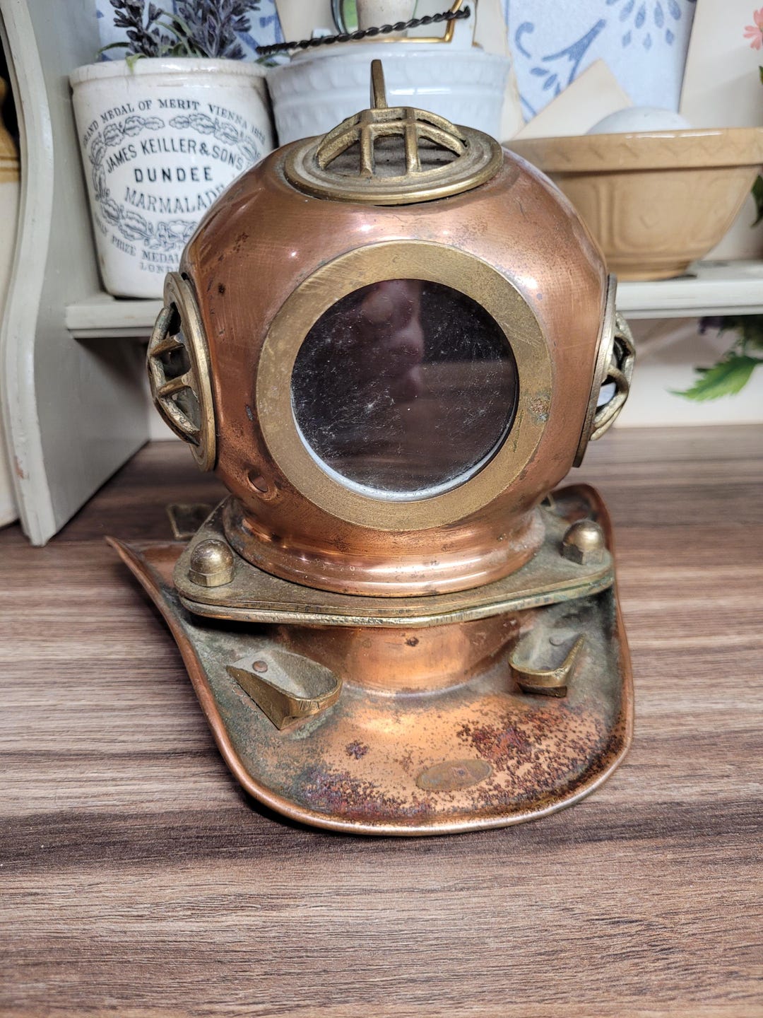 1970 Vintage Rolex Dive Helmet Display Piece, Watch Display, Man Cave ...