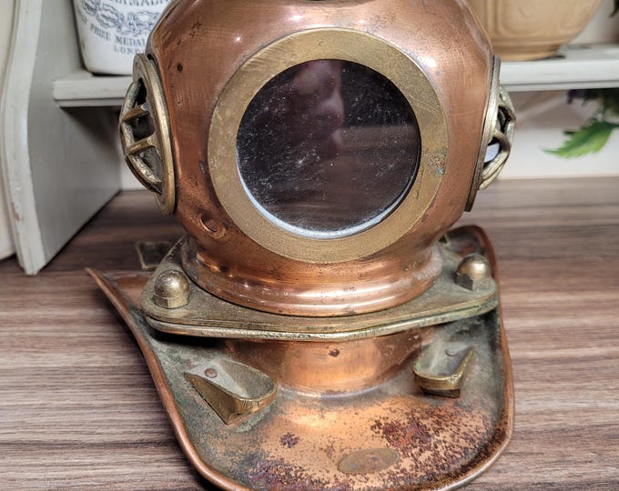 1970 Vintage Rolex Dive Helmet Display Piece, Watch Display, Man Cave ...