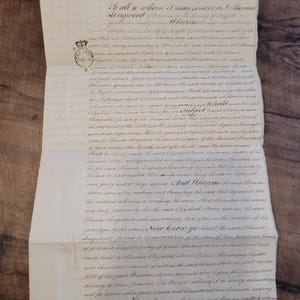 Antique 1700s Documents Indentures Interesting History, Historical ...