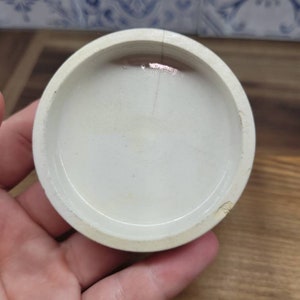 Antique Art Deco Pot Areca Nut Toothpaste Pot Lid Chemist Advertising ...