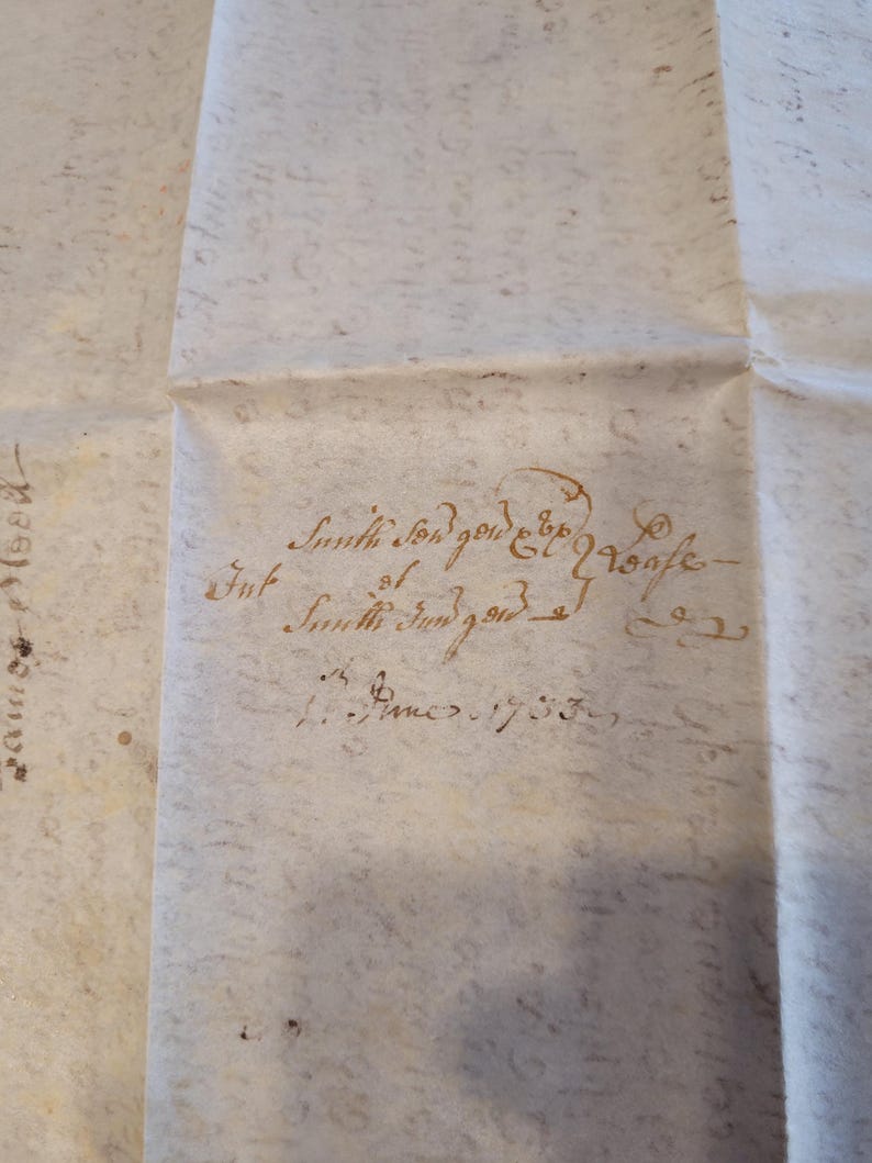 Antique 1700s Documents Indentures Interesting History, Historical ...